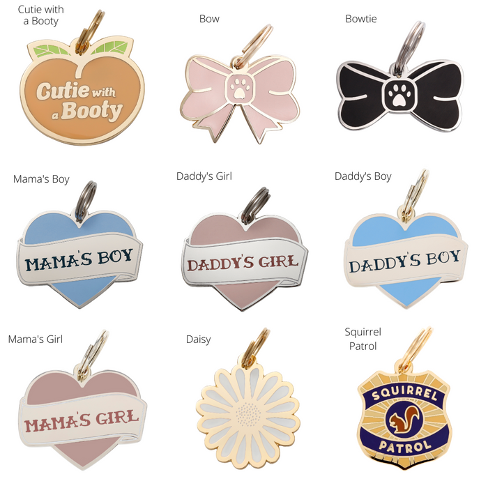 Pet ID Tags - Two Tails Pet Company