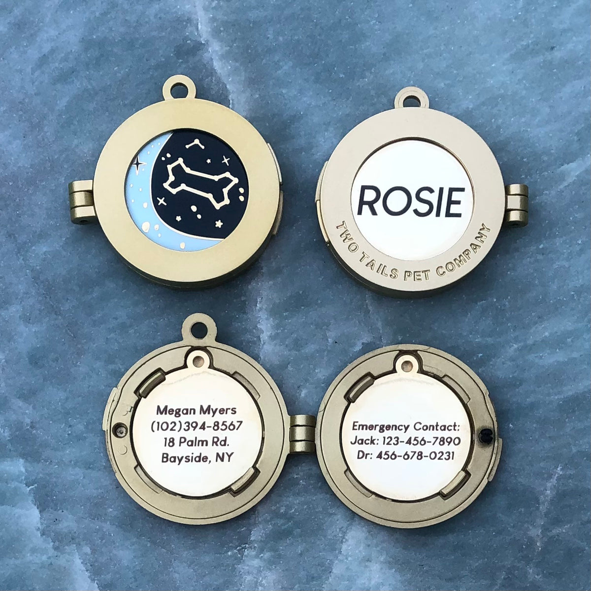 Pet ID Tag Locket – Two Tails Pet Company