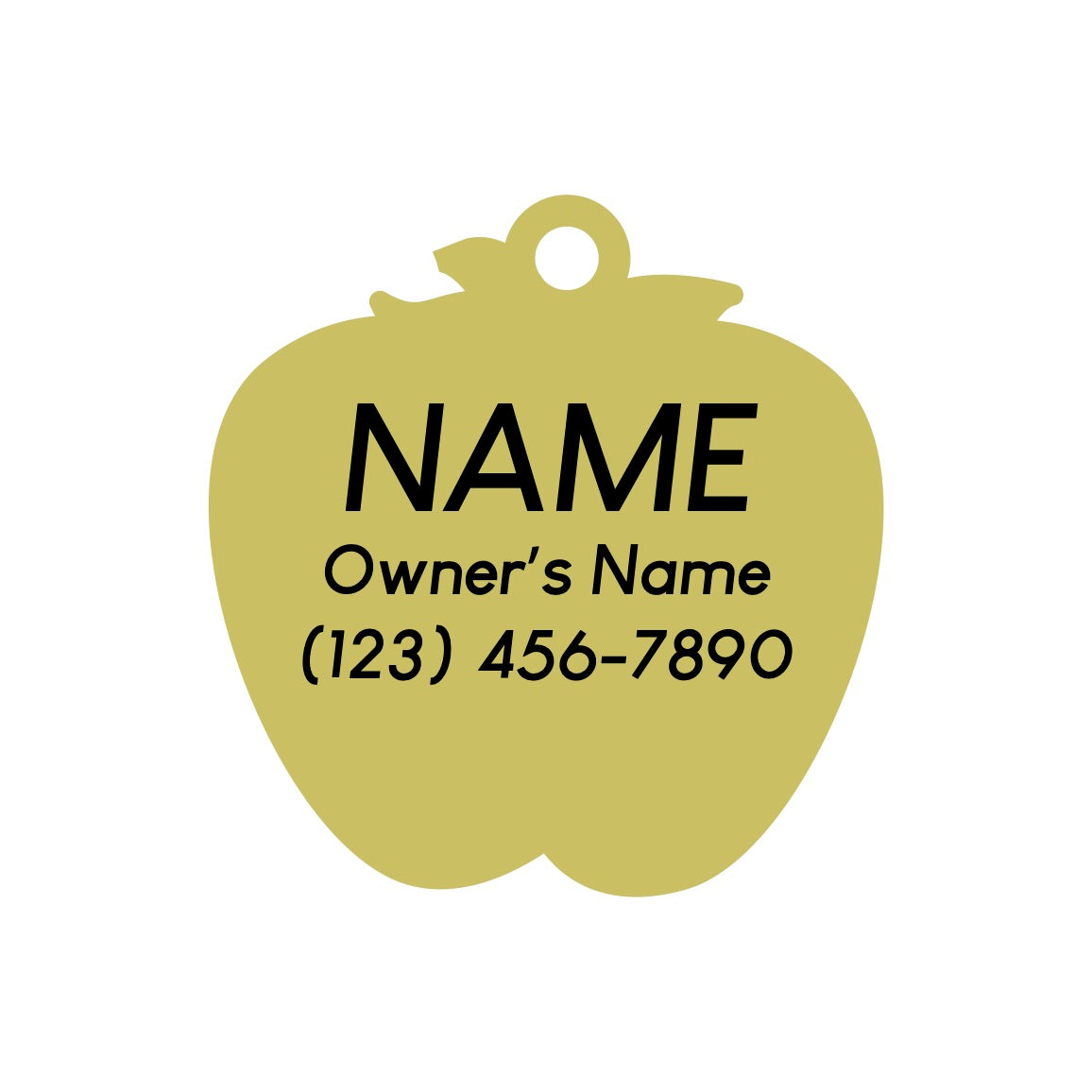 Apple of My Eye Pet ID Tag – Two Tails Pet Company