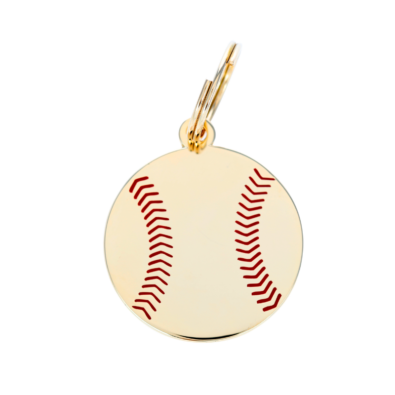 Baseball Pet ID Tag – Two Tails Pet Company
